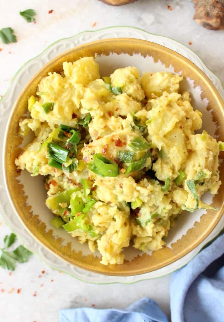 Mashed Potato Salad Recipe • Veggie Society