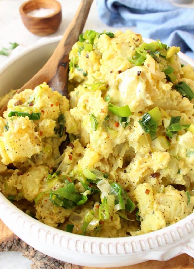 Mashed Potato Salad Recipe • Veggie Society